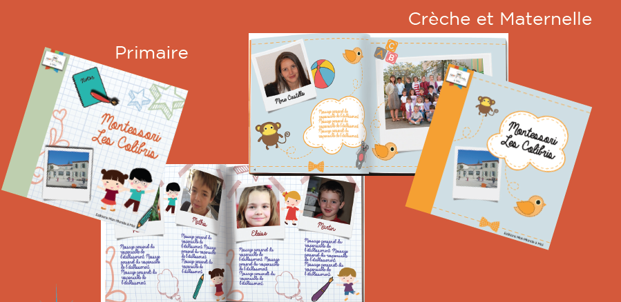 Parce que les souvenirs des années de crèche et d’école sont précieux ...