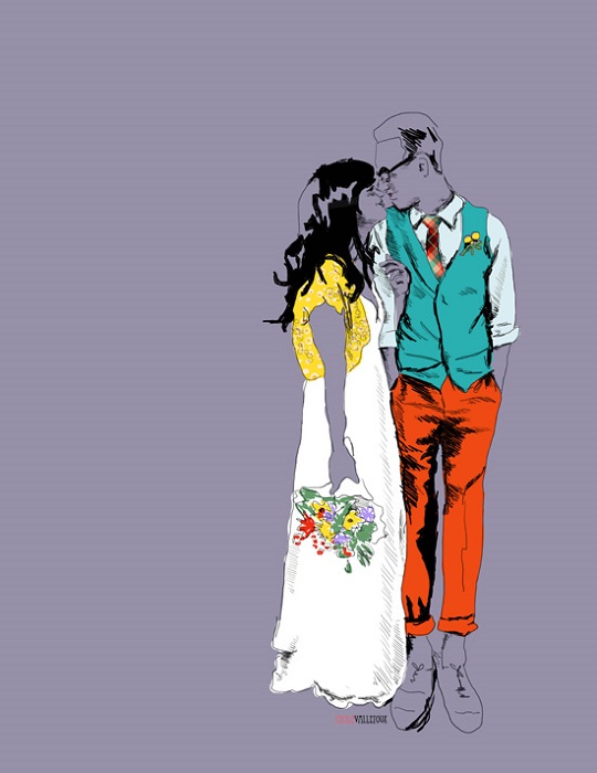 Happy Funky Family transforme les plus belles photos de mariage en ...